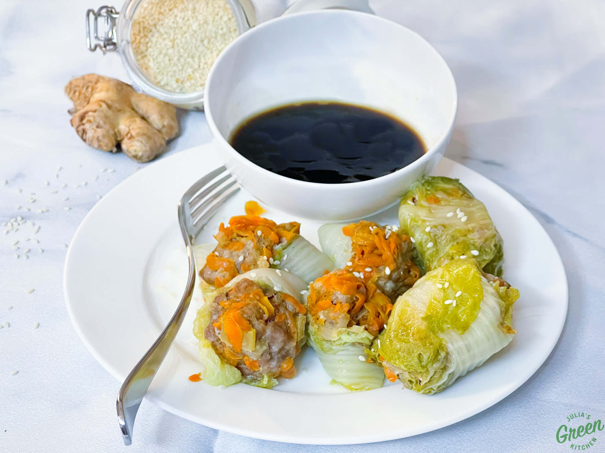 GREEN DUMPLINGS - Julia's Green Kitchen